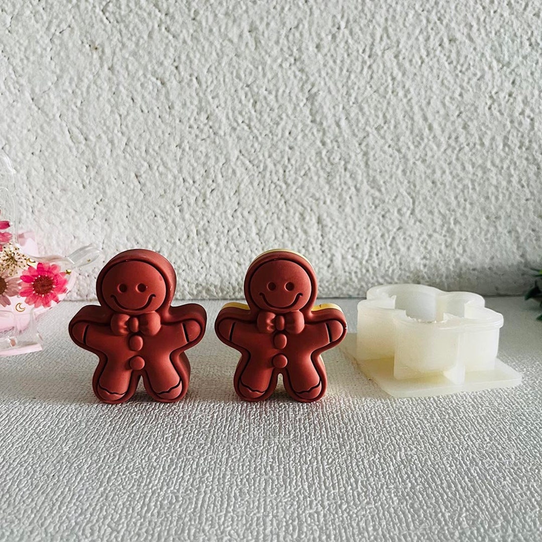 The Gingerbread Man Silicone Mold Biscuits Mold Cake Decoration Mold ...