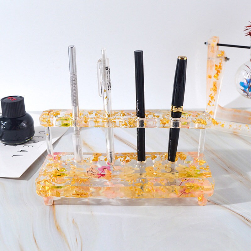 Pen Holder Silicone Mold ,epoxy Resin Phone Holder Molds , Uv Resin DIY ...