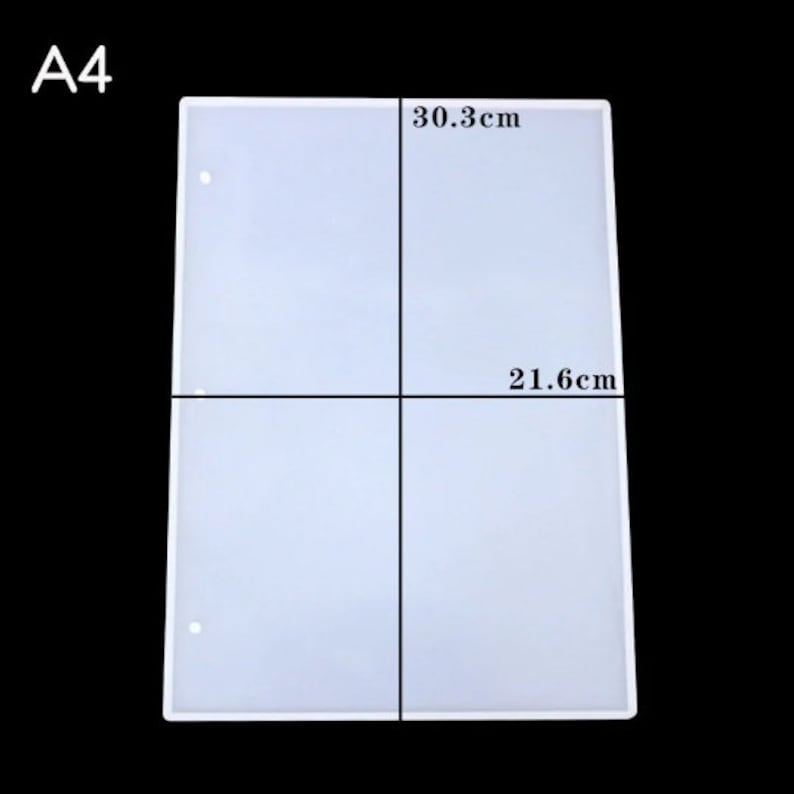 A4 A5 A6 A7 B5 Notebook Cover Resin Mold Journal Cover Mold Silicone ...