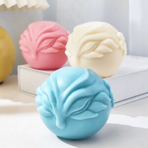 3D Sleeping Fox Candle Silicone Mold DIY Animal Scented Candle Soap ...