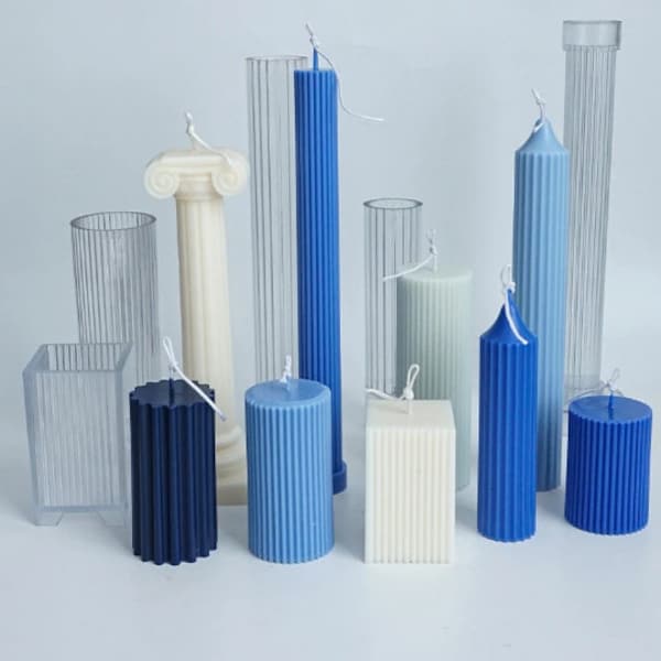 Pillar Candle Mold - Etsy
