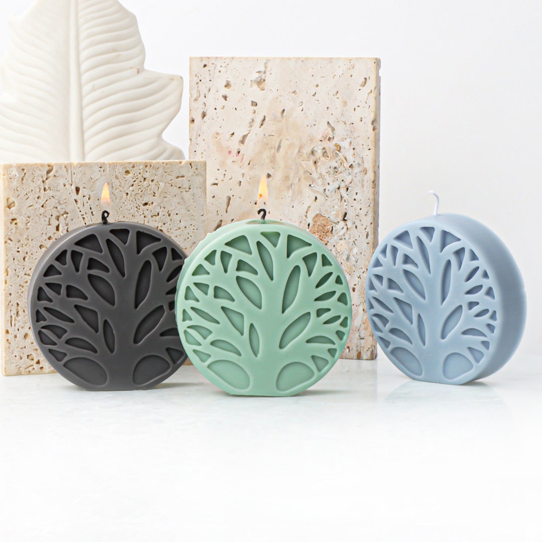 Life Tree Candle Craft Molds, DIY Handmade Candle Making Soap Making ...
