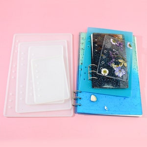A4 A5 A6 A7 B5 Notebook Cover Resin Mold Journal Cover Mold Silicone ...