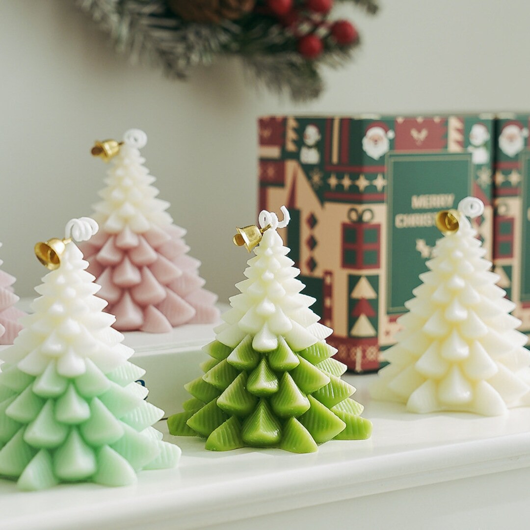 Christmas Tree Mold Aroma Candle Making Mold Diy Handmade Candle Craft ...