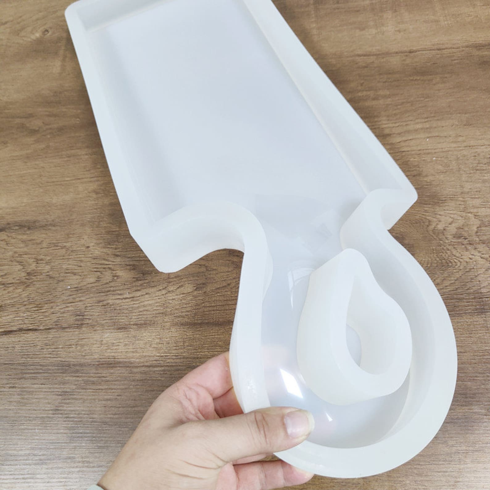 6 Styles Rectangle Cutting Board Mold With Handle -DIY Reusable Epoxy ...