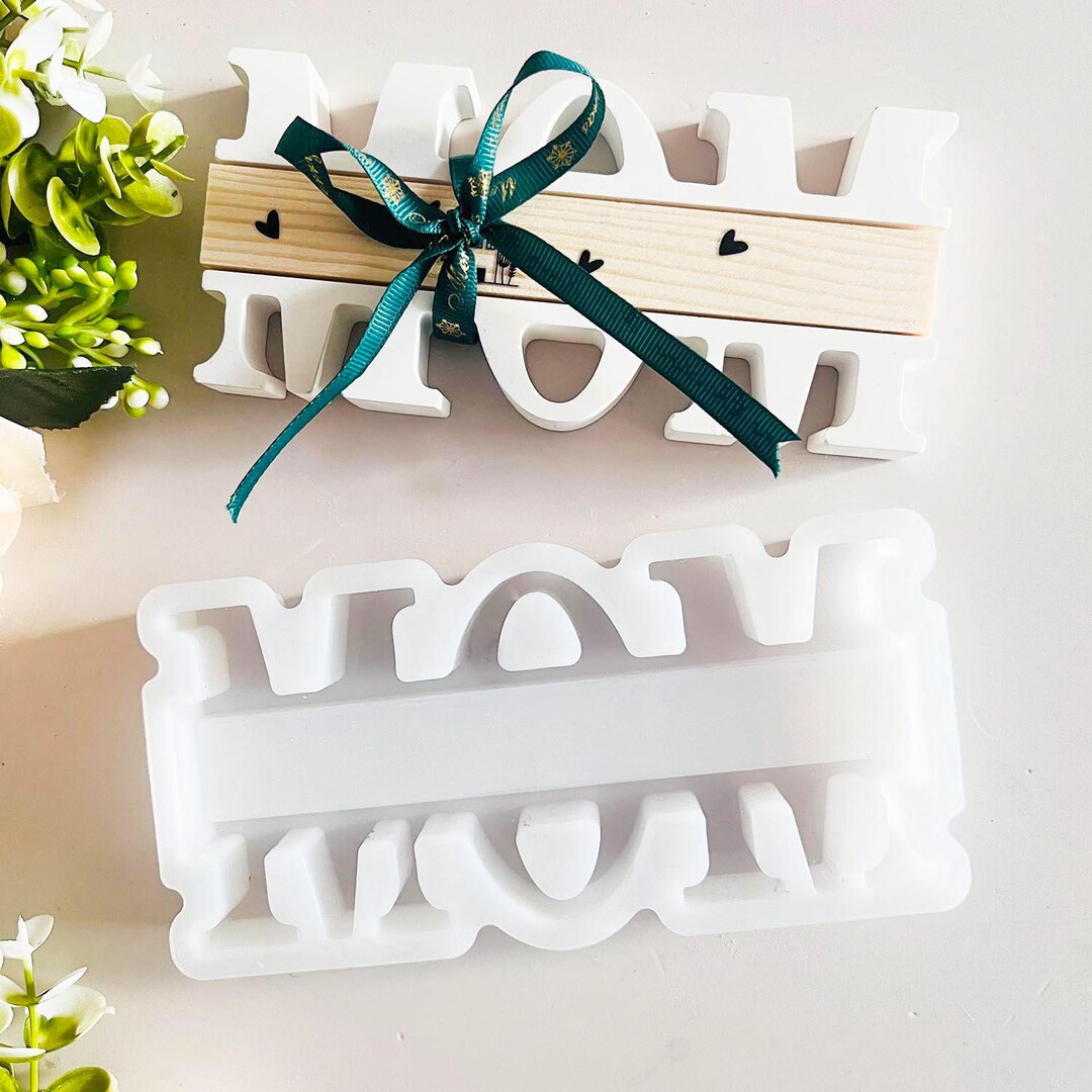Silicone Mold of Mama Mold Letter Mama Mold for Blocks Raysin Plaster ...