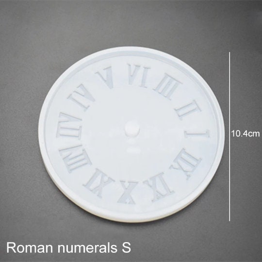 Clock Molds With Clock Hardware CLASSIC NUMBER CLOCK Mold - Etsy