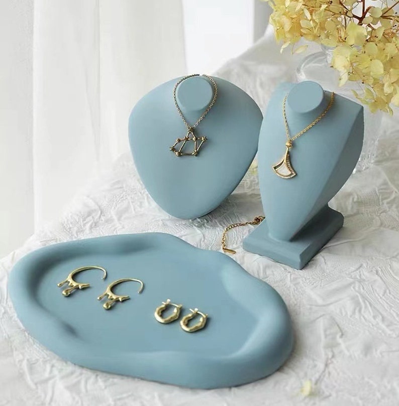 Necklace & Rings Display Stand Silicone Mold DIY Handmade - Etsy