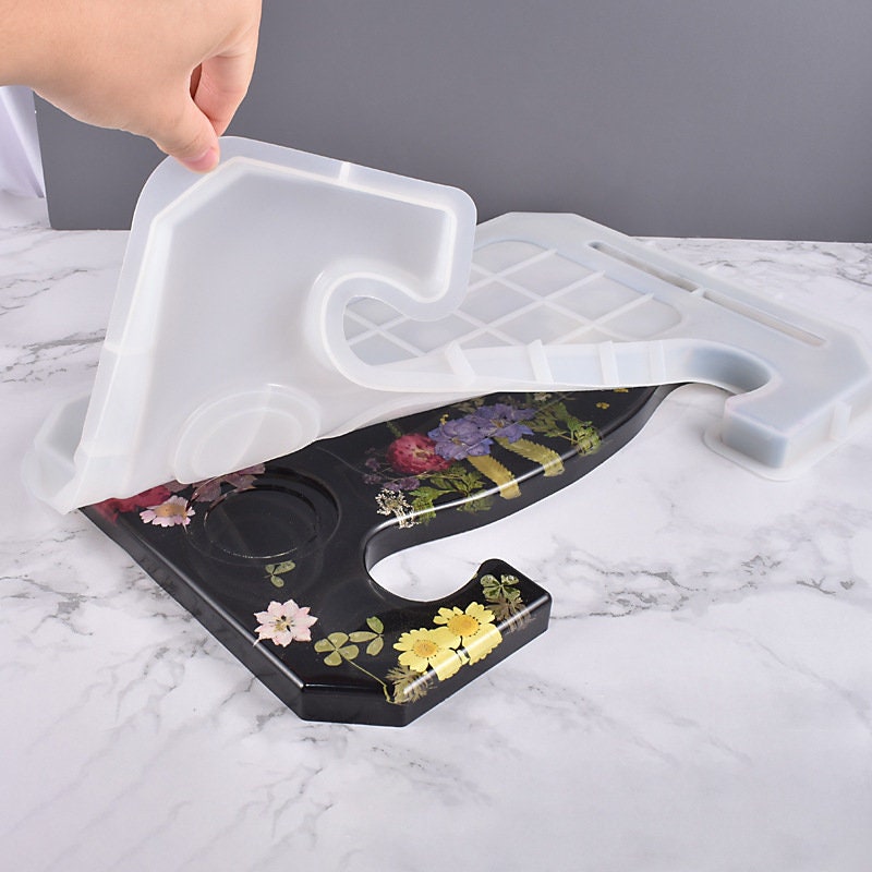 Car Steering Wheel Tray Table Mold , Portable Table Silicone Mold , Car ...