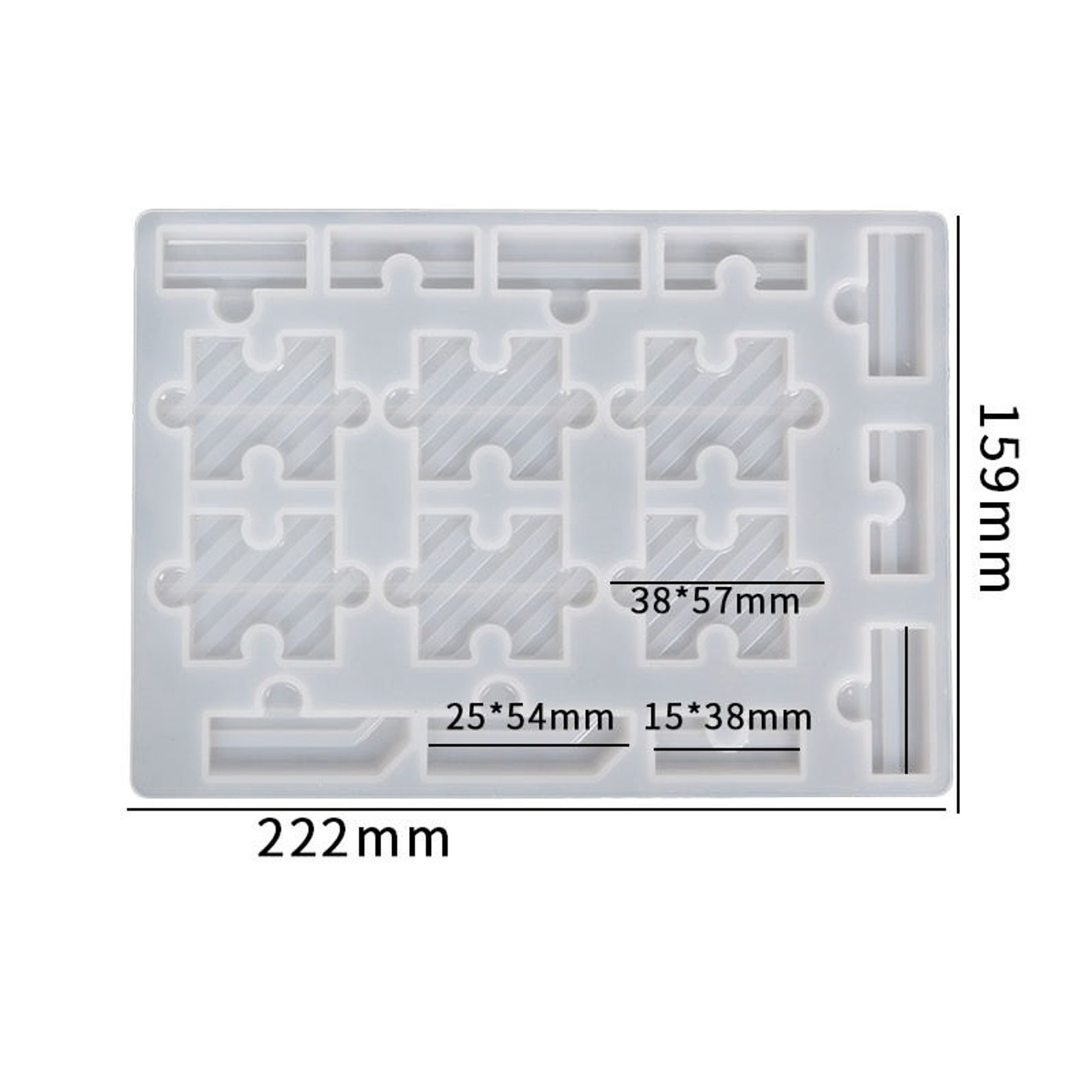 DIY Puzzle Chess Game Board Mold for Resin Silicone 3D - Etsy