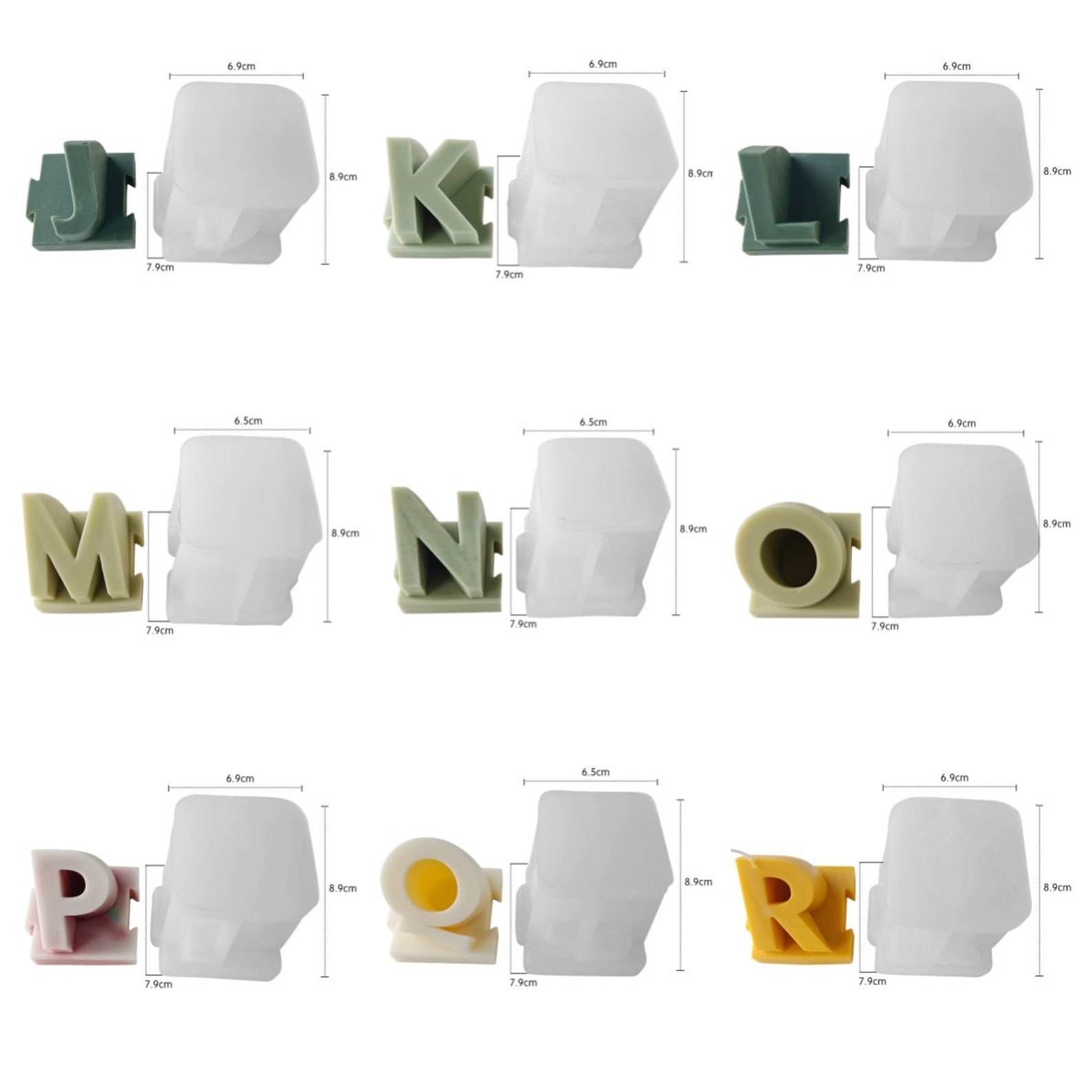 Puzzle Alphabet Mold , A-Z Letters Mold Kit , Home Decoration Alphabet ...