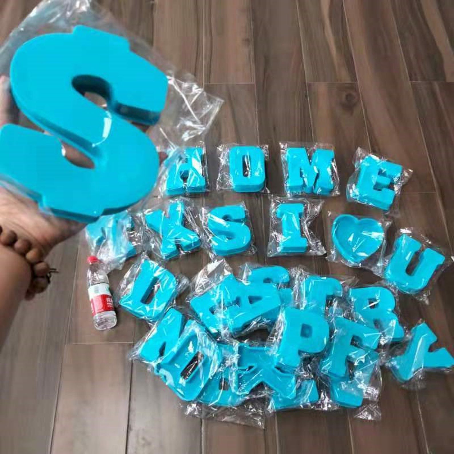 Jumbo 6'' Inch Huge Alphabet Mold ,large Letter Silicone Mold, Large ...