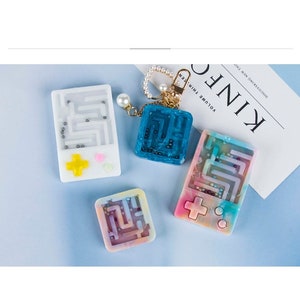 Maze Game Quicksand Keychain Mold ,epoxy Resin Square ,celephone Maze ...