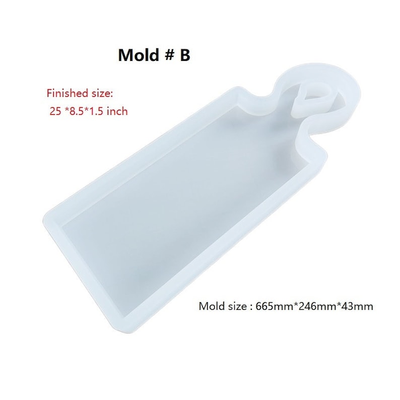 6 Styles Rectangle Cutting Board Mold With Handle DIY - Etsy