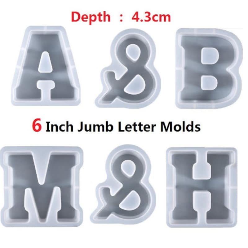 Silicone Mold of English Alphabet - Etsy
