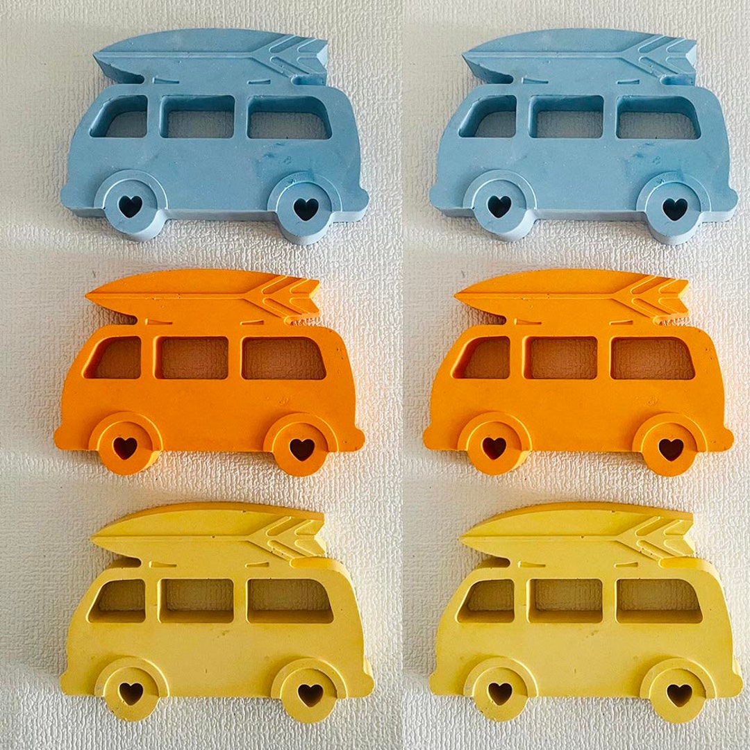 Camper,surfing Camper Silicone Mold Casting Mold,bus ,seaside,vacation ...