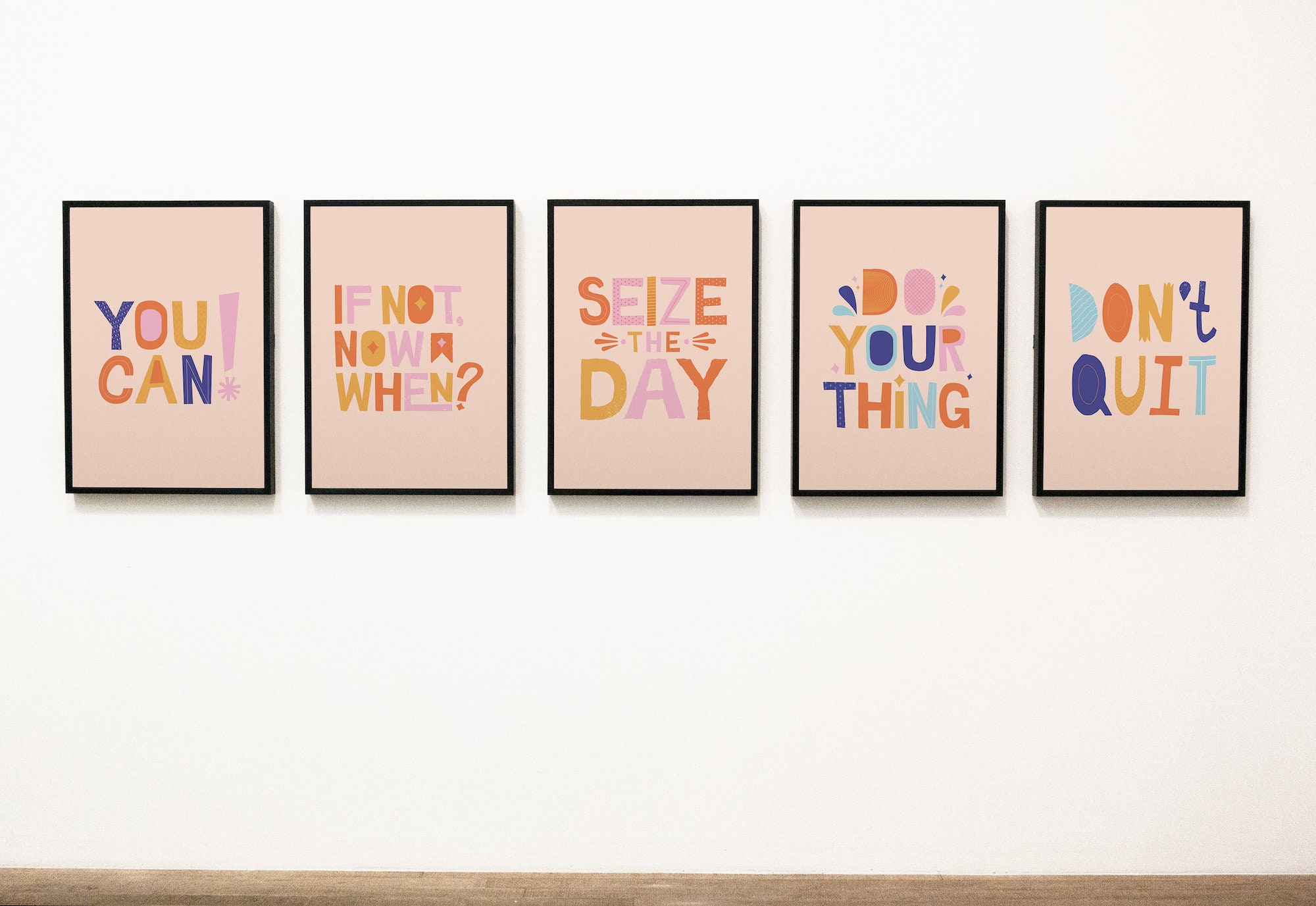 Positive Quote Poster Bundle 12 Prints // Mental Health Prints ...