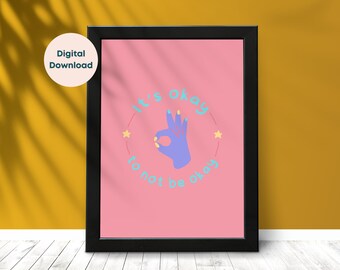 It is Okay Boho Classroom Decor Classroom Poster Classroom - Etsy
