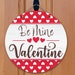 Valentine Welcome Sign, Door Hanger, Valentines Day Decor, Hearts, Love ...