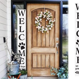 72in 'we Hope You Love Dogs' Porch Sign - Dog Lover Welcome Home Sign ...