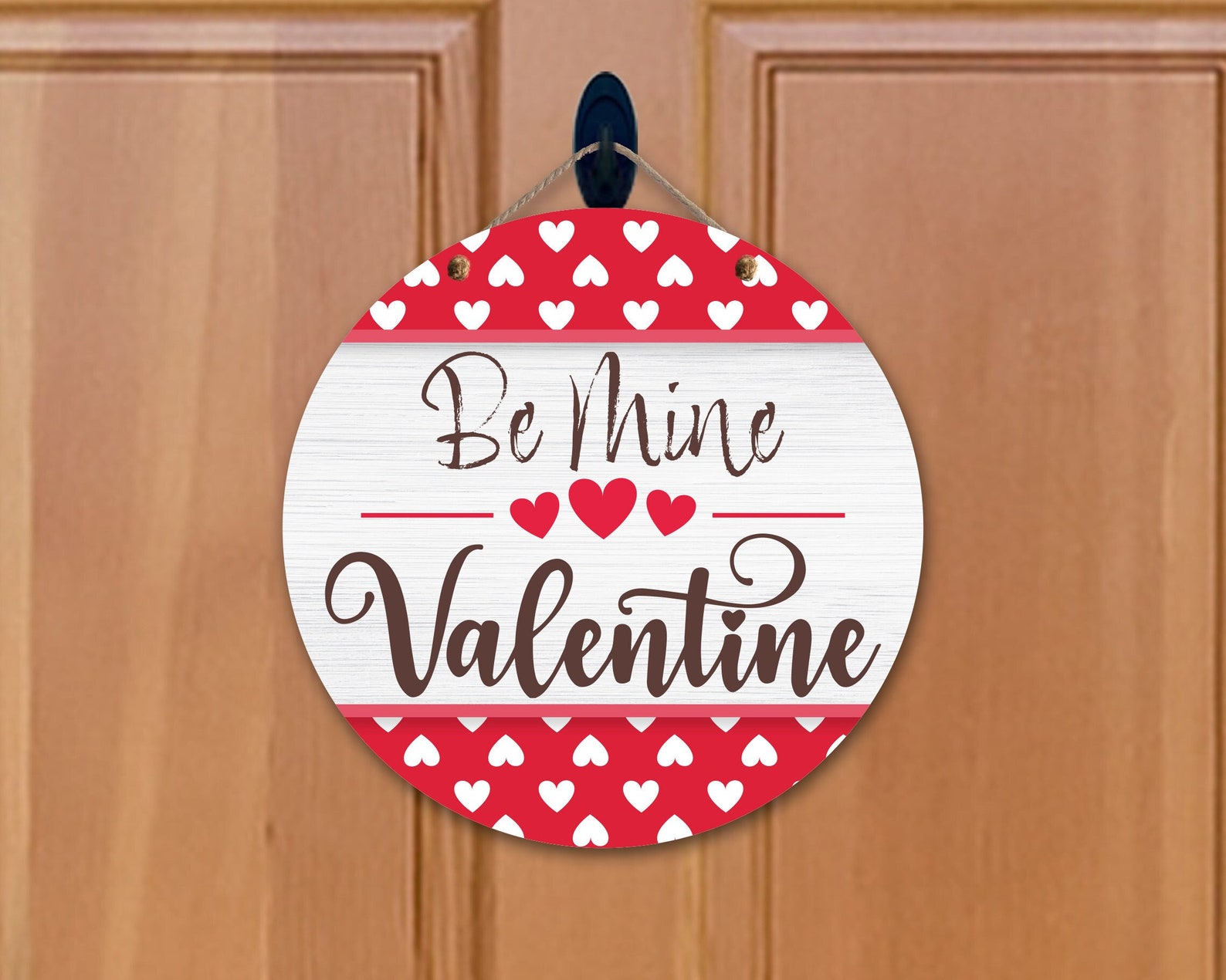 Valentine Welcome Sign Door Hanger Valentines Day Decor - Etsy