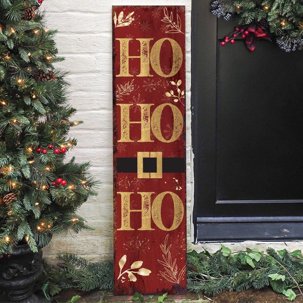 Ho Ho Ho Porch Sign - Etsy