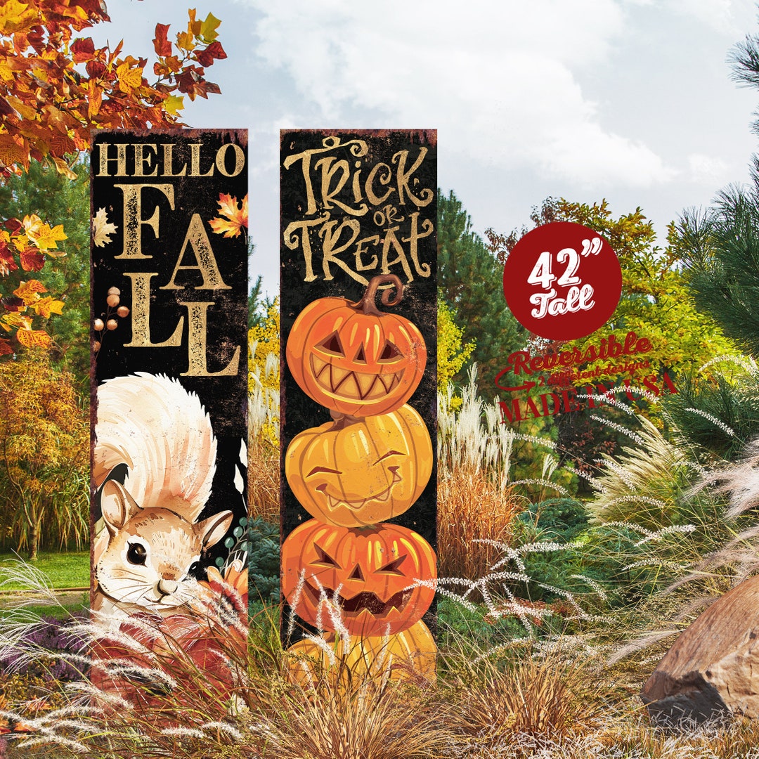 42-inch Fall & Halloween Garden Stake Perfect for Outdoor Decor ...