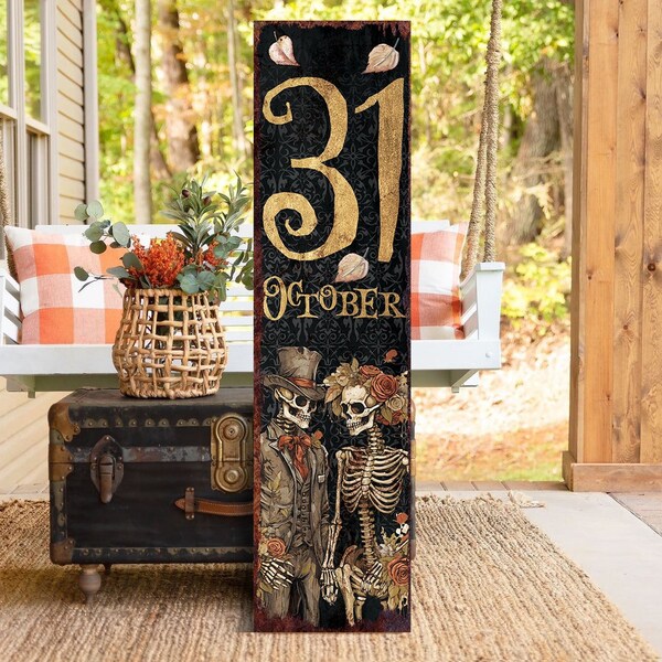 Halloween Porch Sign - Etsy