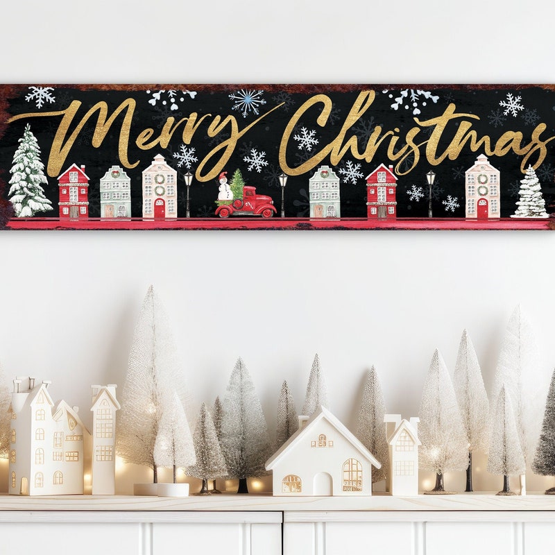 Christmas Wall Signs - Etsy