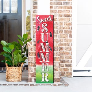 Sweet Summer Watermelon Porch Sign | 3 Sizes Available | Perfect Summer ...