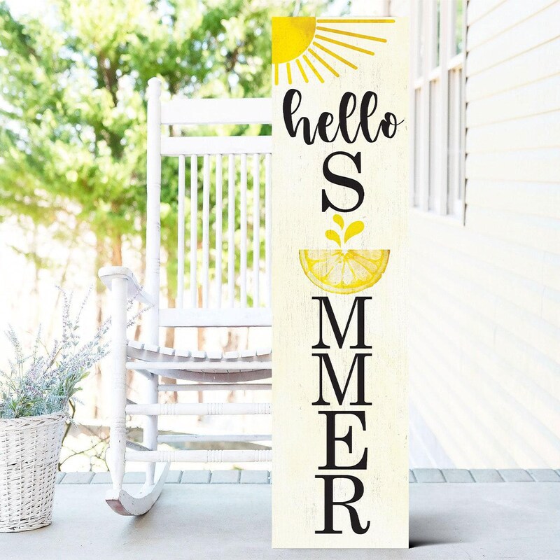 Welcome Summer Porch Sign - Etsy