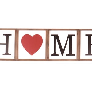 Reversible Home/love Sign Decorative Wall Sign for Home - Etsy