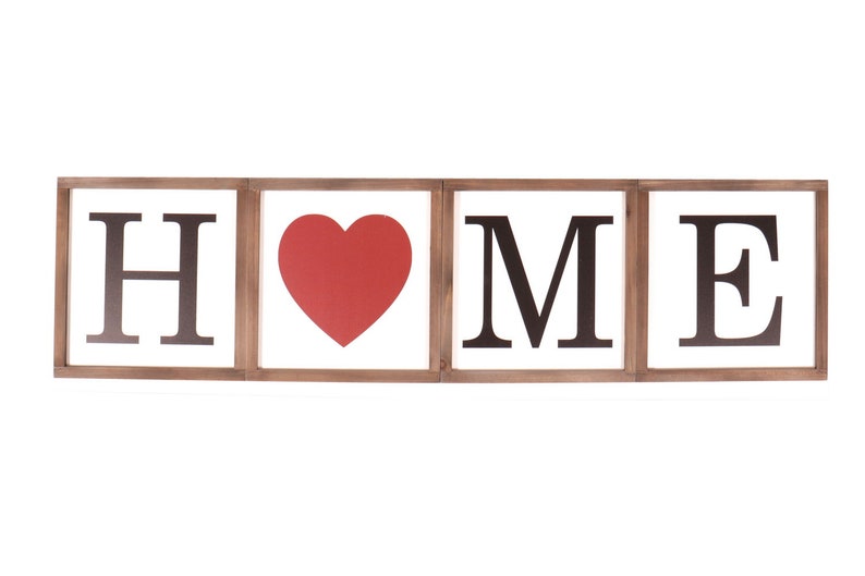 Reversible Home/love Sign Decorative Wall Sign for Home - Etsy