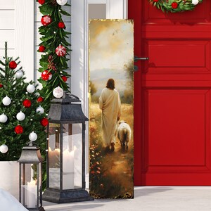 Jesus Christ Porch Sign | Religious Front Porch Plaque | Entryway Decor ...