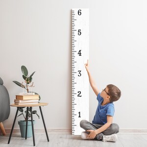 6ft Growth Chart Ruler Playroom Decor Wall Ruler Wood - Etsy