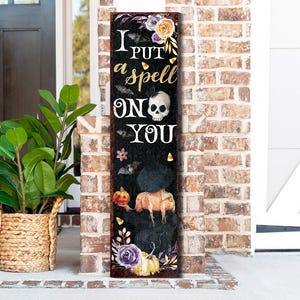 36in I Put a Spell on You Halloween Porch Sign - Front Porch Halloween ...