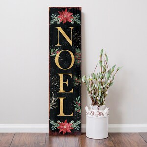 36in Noel Christmas Sign for Front Porch Vintage Christmas Decoration ...