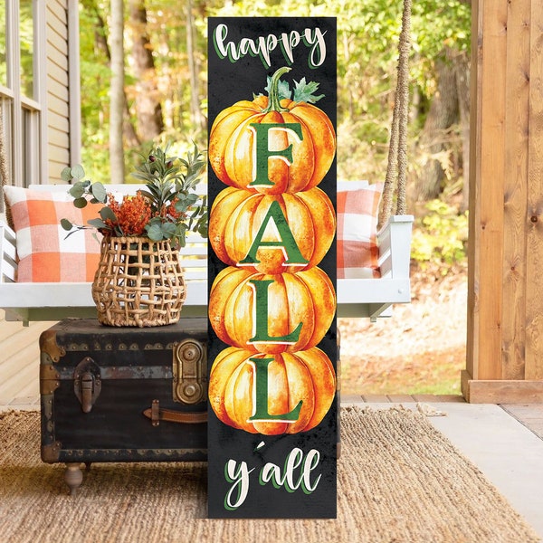 Happy Fall Sign - Etsy