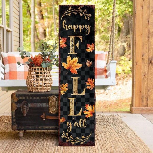 Tall Fall Sign - Etsy