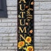 36in Hello Autumn Porch Sign Front Porch Fall Welcome Sign - Etsy
