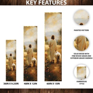 Jesus Christ Porch Sign | Religious Front Porch Plaque | Entryway Decor ...