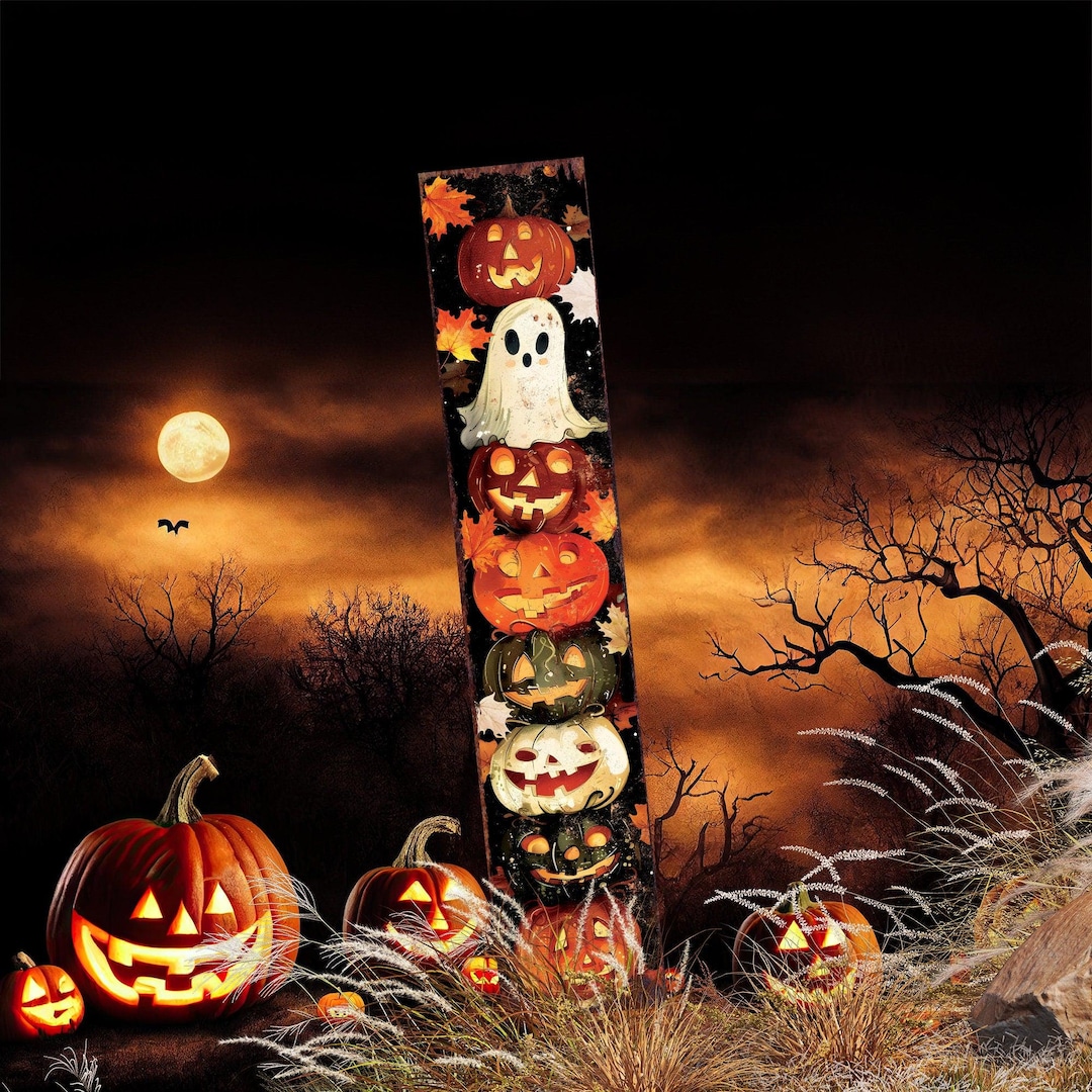 42-inch Halloween Watercolor Garden Stake | Halloween Decor | Perfect ...