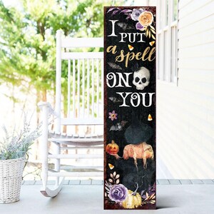 36in I Put a Spell on You Halloween Porch Sign - Front Porch Halloween ...
