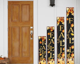 36in Happy Fall Y'all Porch Sign Front Porch Fall Welcome Sign With ...
