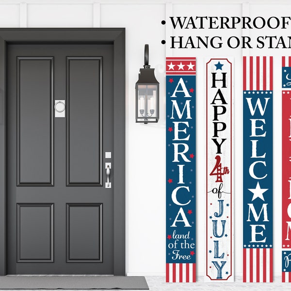 Patriotic Porch Sign - Etsy