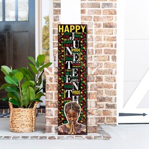 Juneteenth Porch Sign | Juneteenth Outdoor Decor | Multi Sizes ...