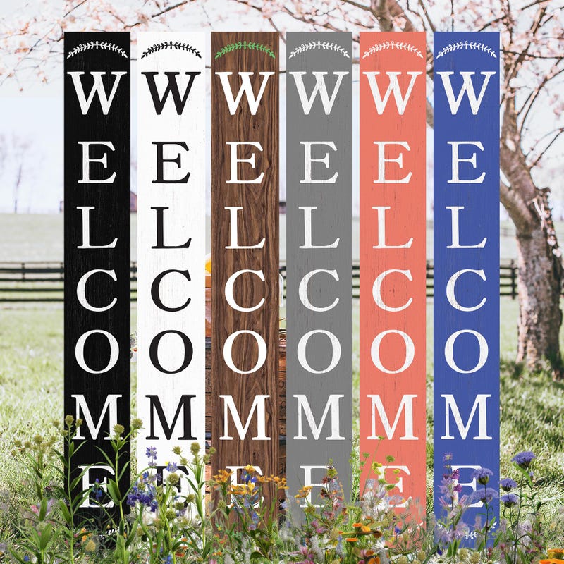 Outdoor Welcome Sign - Etsy