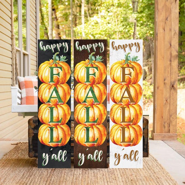 Happy Fall Sign - Etsy