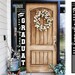 72in Home of a Graduate Porch Sign, Front Porch Sign, Black Graduation ...
