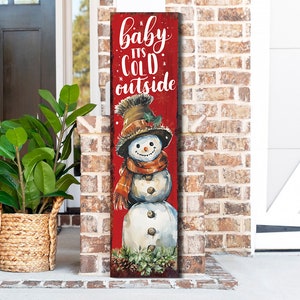 36in baby It's Cold Outside Christmas Porch - Etsy
